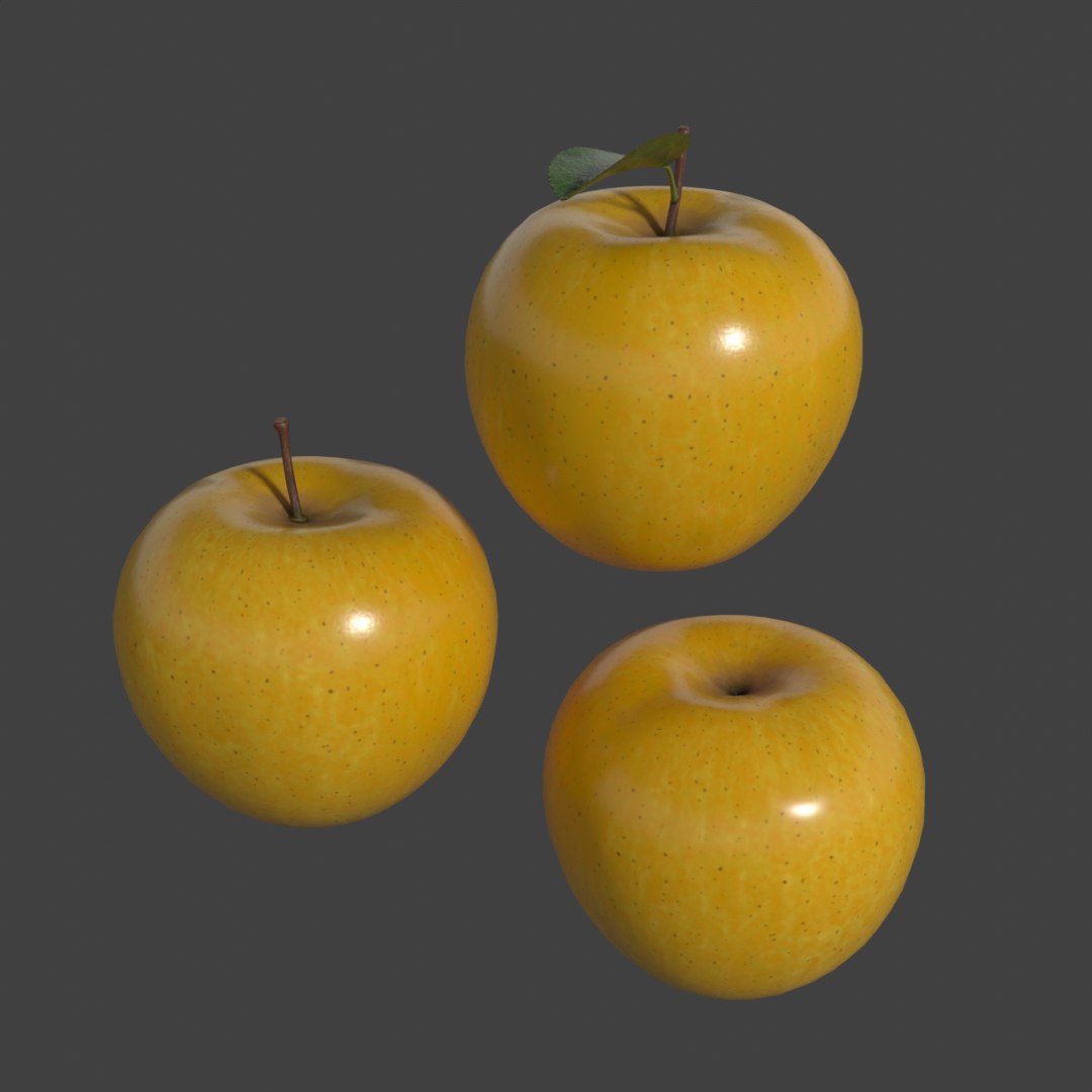 3D Model Apples - TurboSquid 2236826