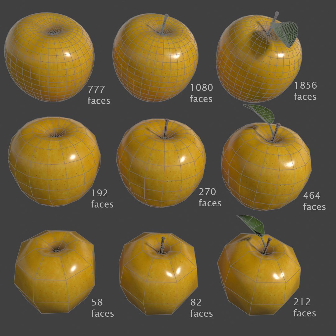 3D Model Apples - TurboSquid 2236826