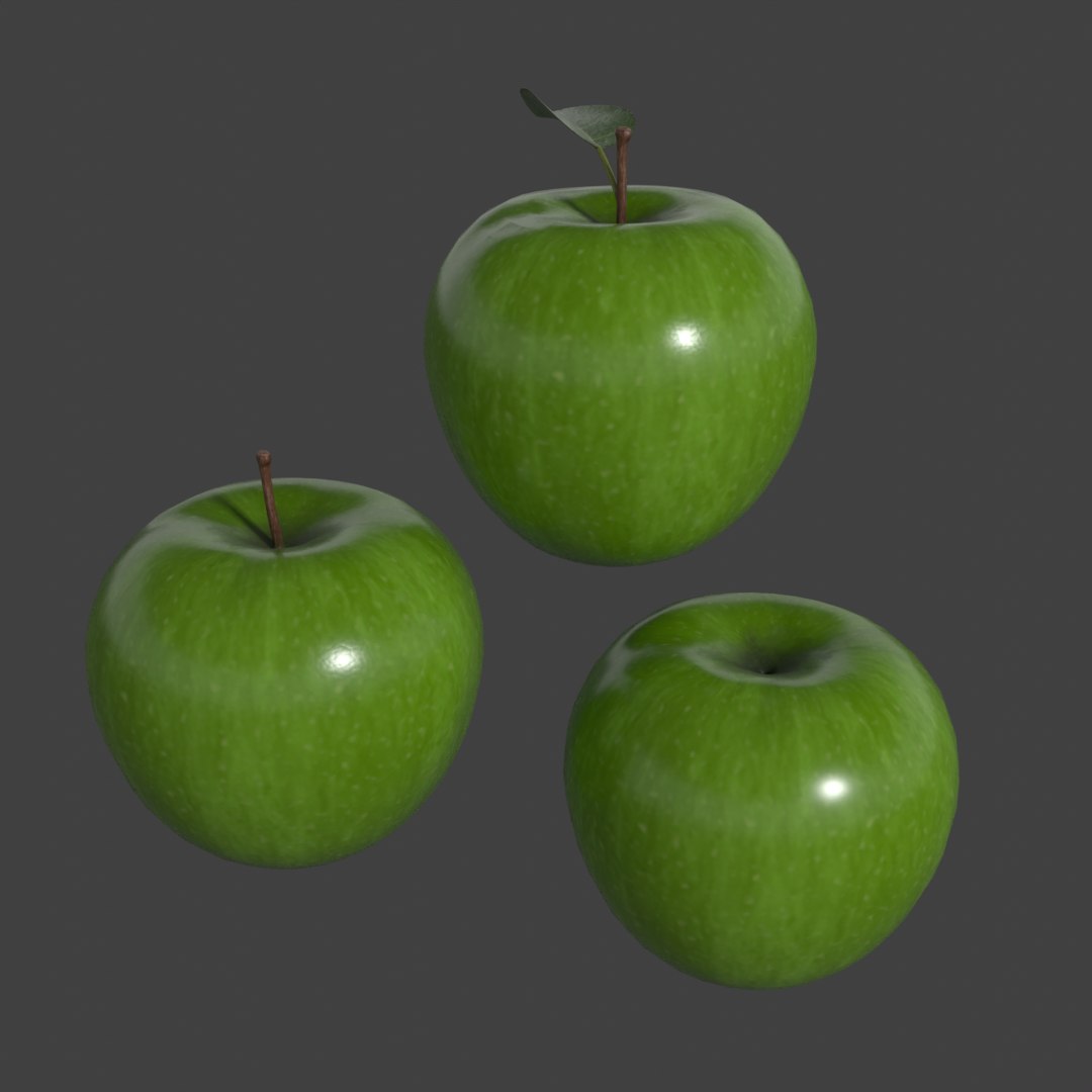 3D Model Apples - TurboSquid 2236826