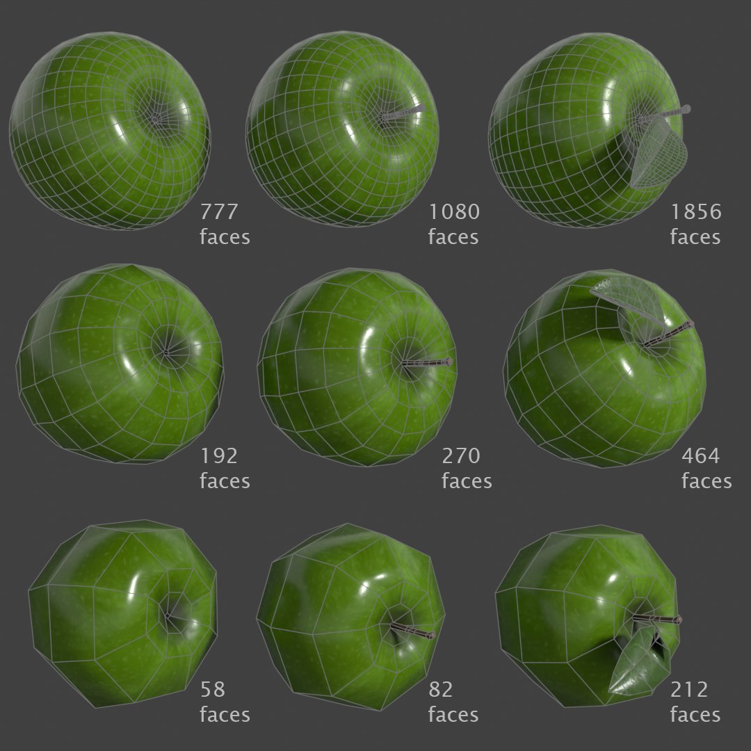 3D Model Apples - TurboSquid 2236826