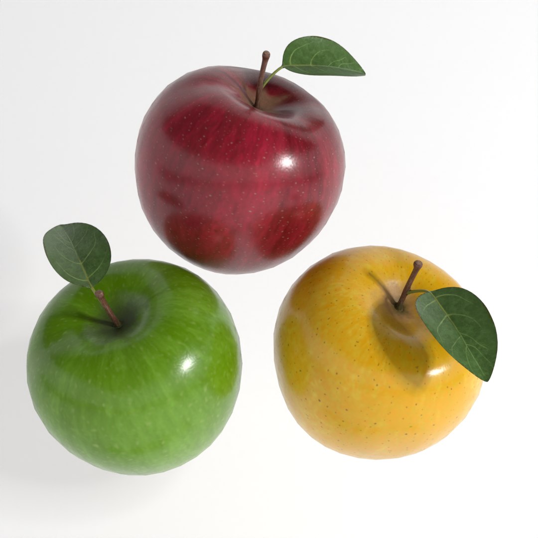 3D Model Apples - TurboSquid 2236826