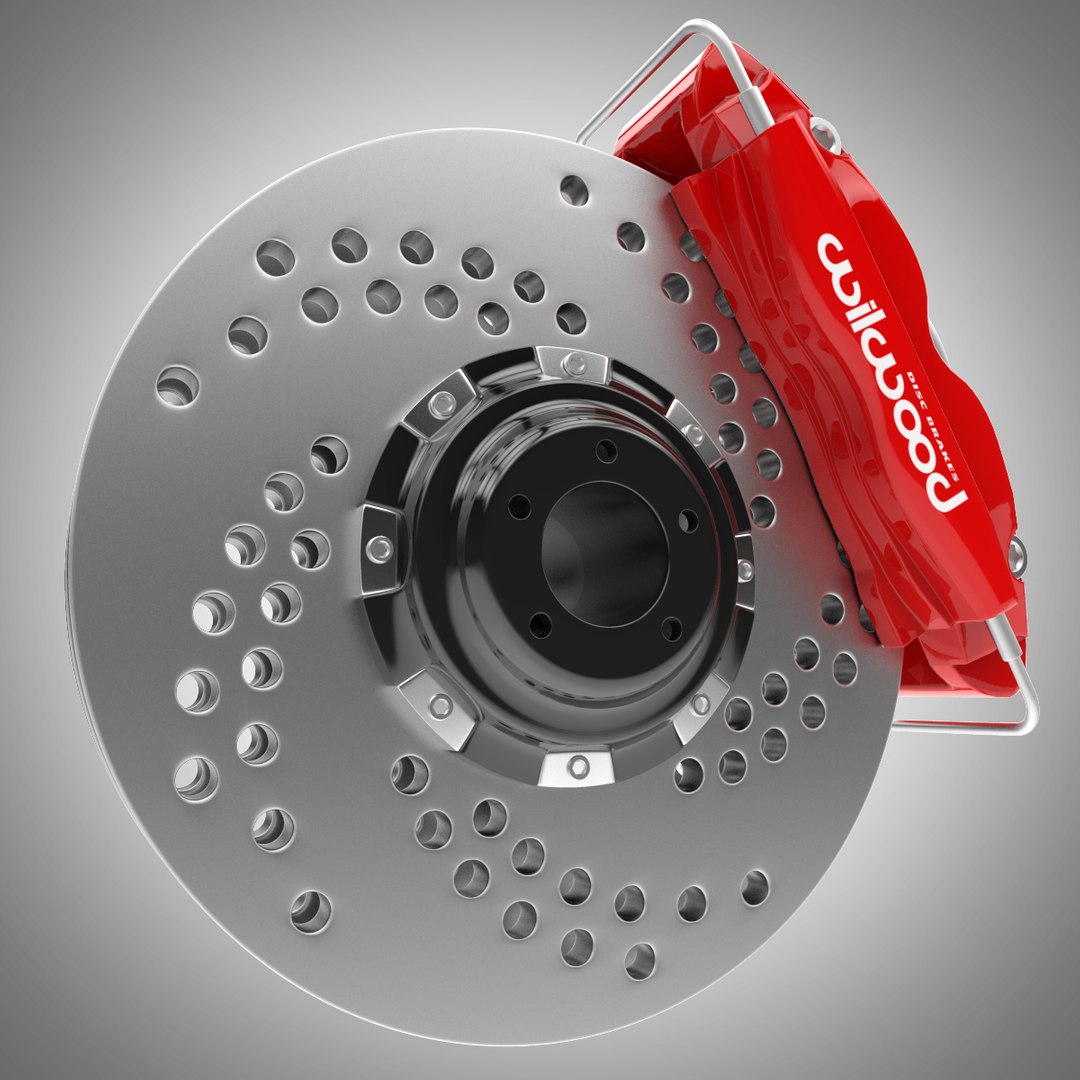 3d Brake Modelled Model