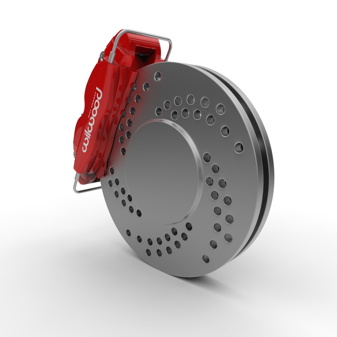 3d Brake Modelled Model