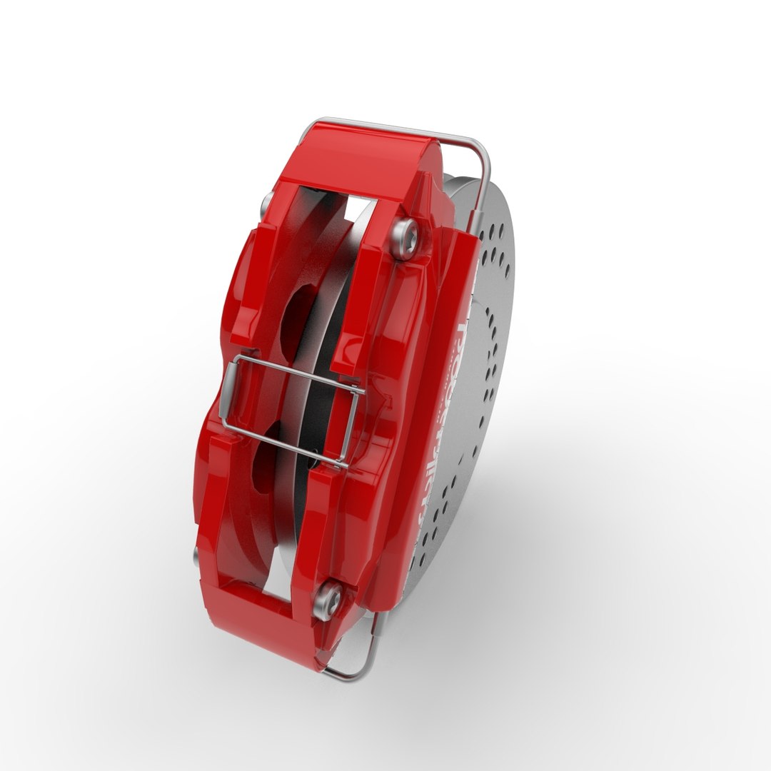3d Brake Modelled Model