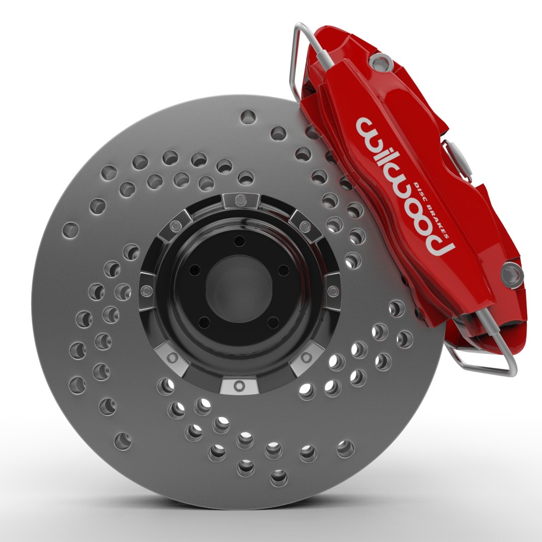 3d Brake Modelled Model