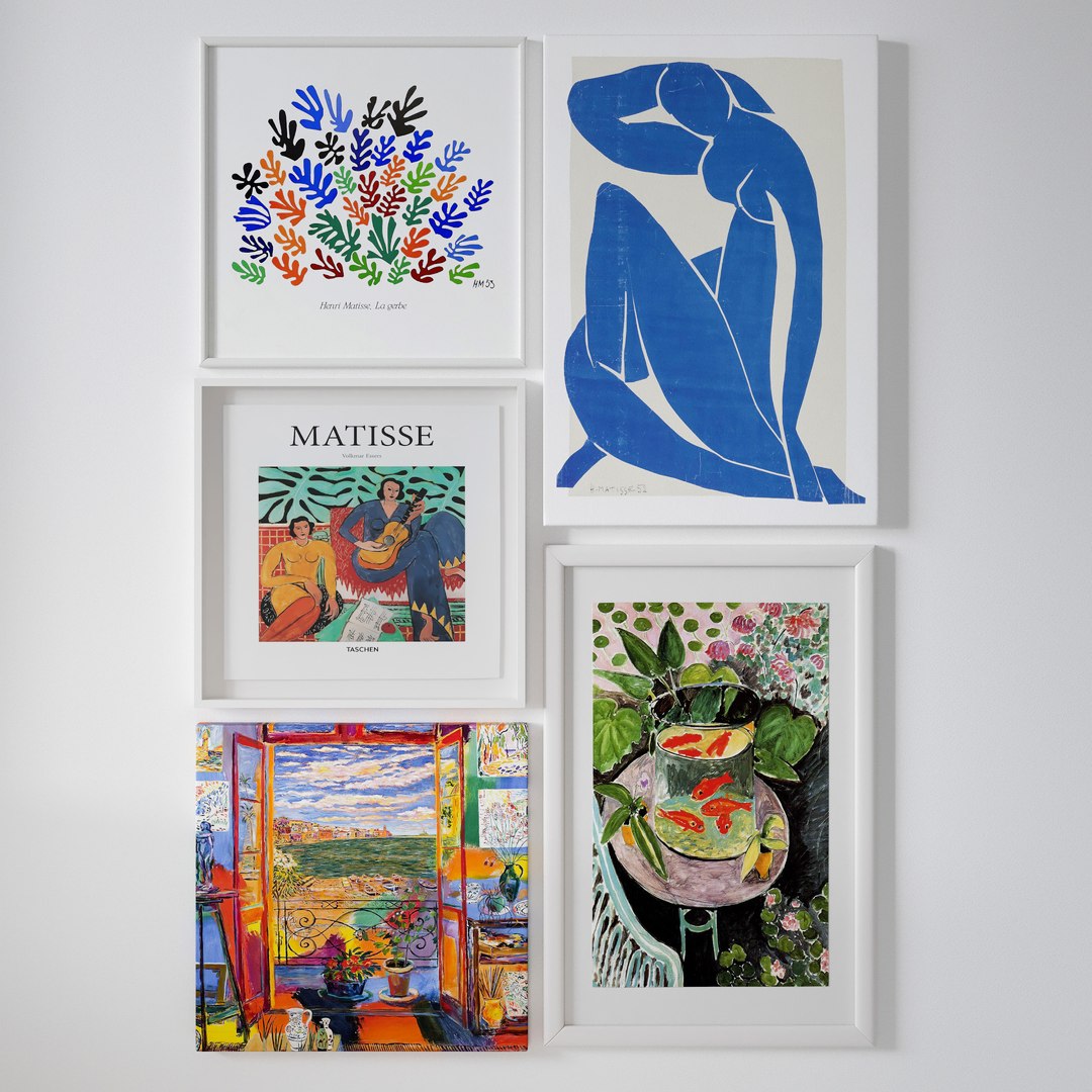 Set of paintings Matisse model - TurboSquid 1916253