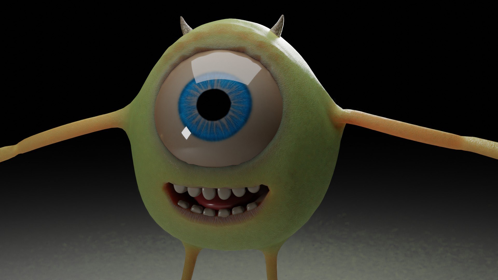 3D Mike Vazovski - TurboSquid 1808341