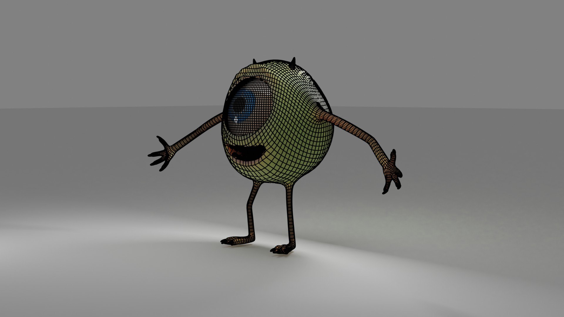 3D Mike Vazovski - TurboSquid 1808341