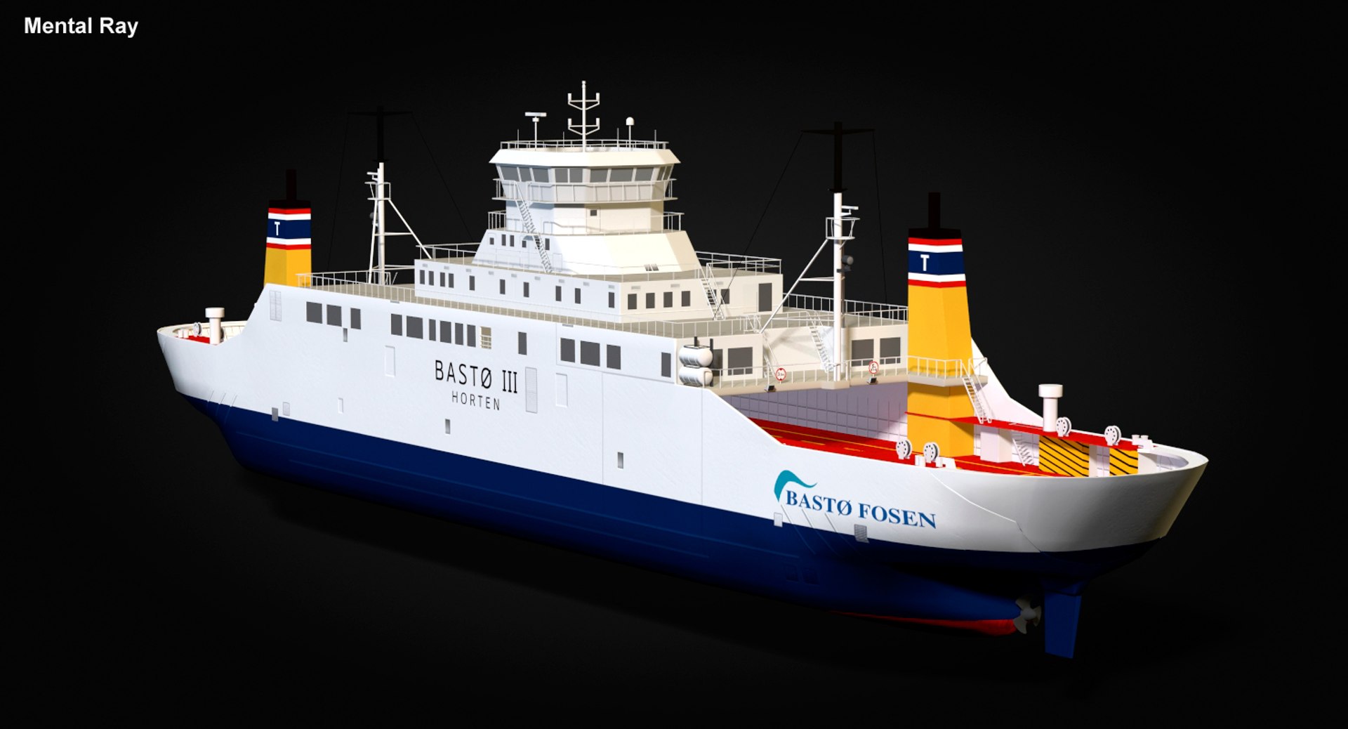 Basto-fosen Car Ferry Model - TurboSquid 1202463