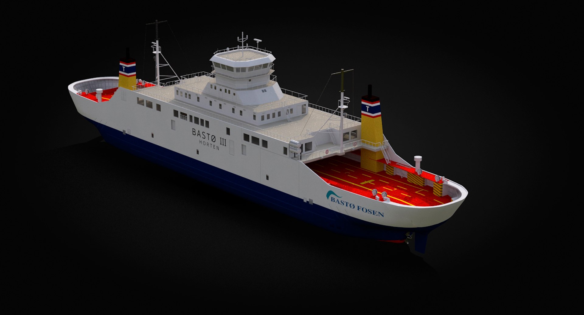 Basto-fosen Car Ferry Model - TurboSquid 1202463