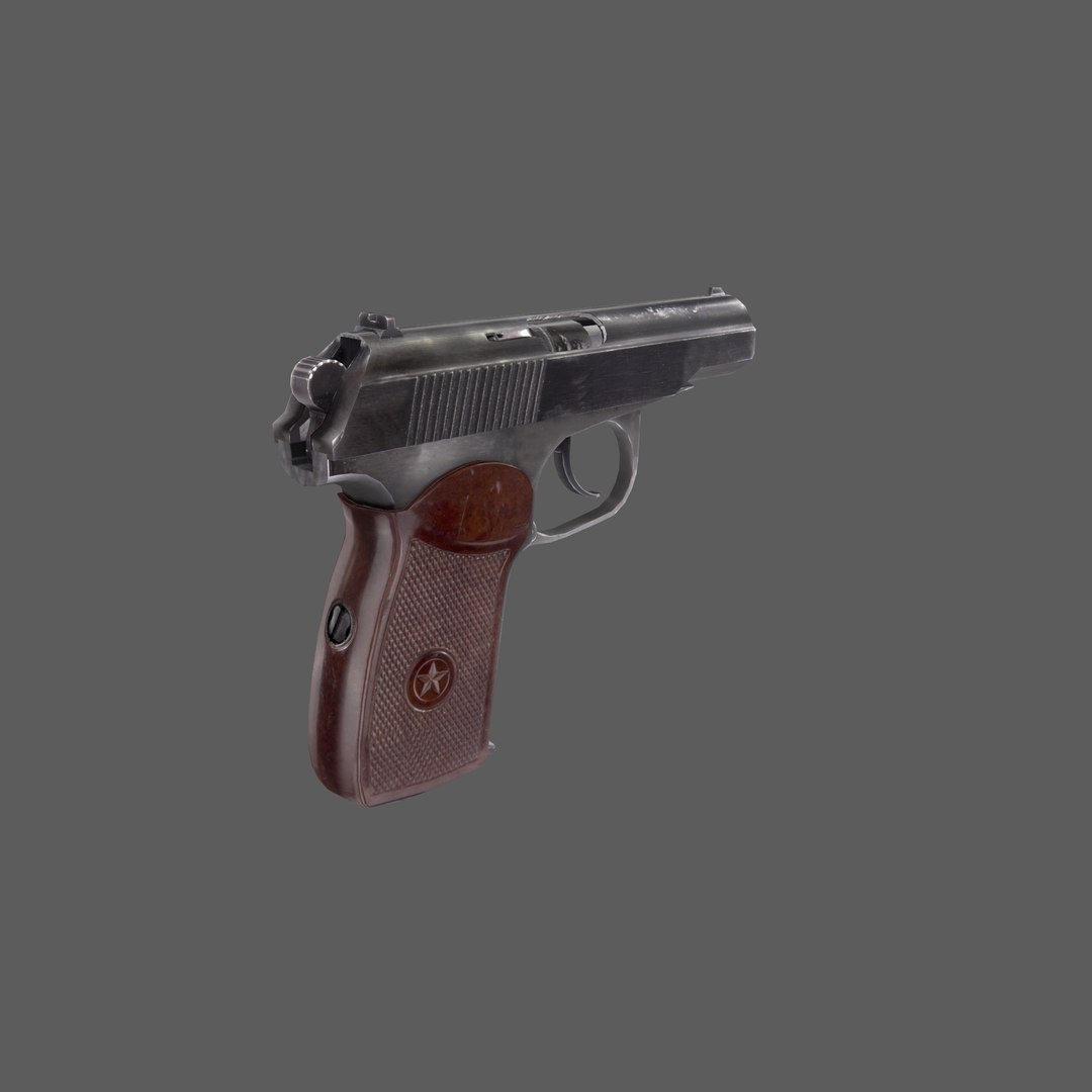 Makarov Pistol PM 3D Model - TurboSquid 2261659