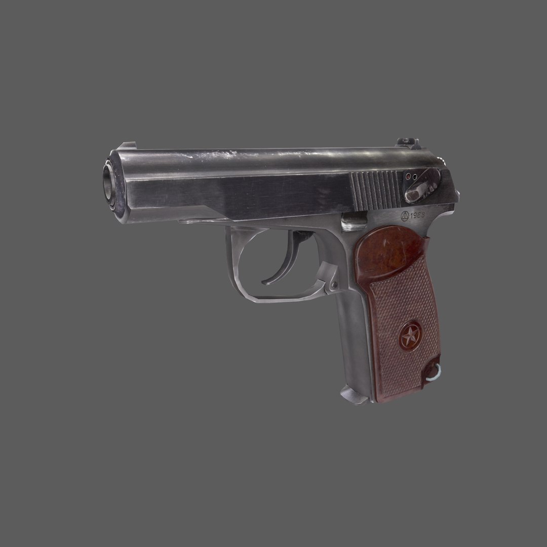 Makarov Pistol PM 3D Model - TurboSquid 2261659