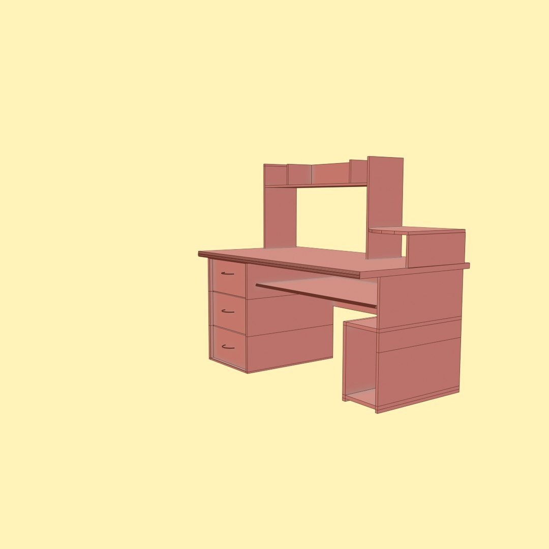 3D Pc Table Model - TurboSquid 1196750