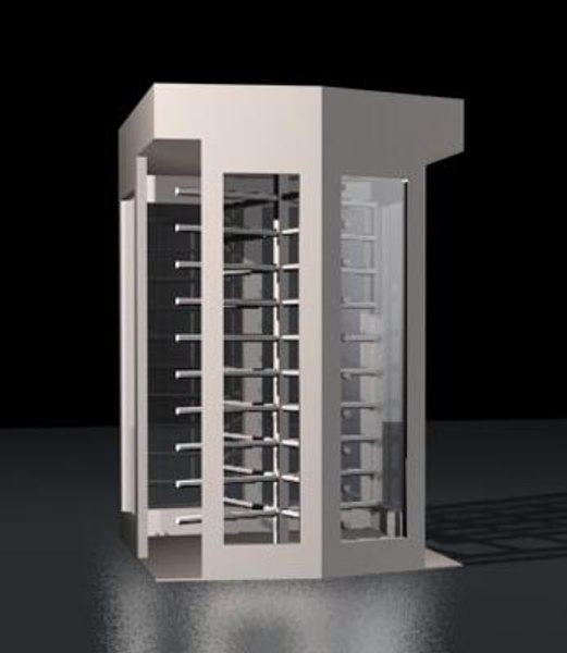 free turnstile 3d model