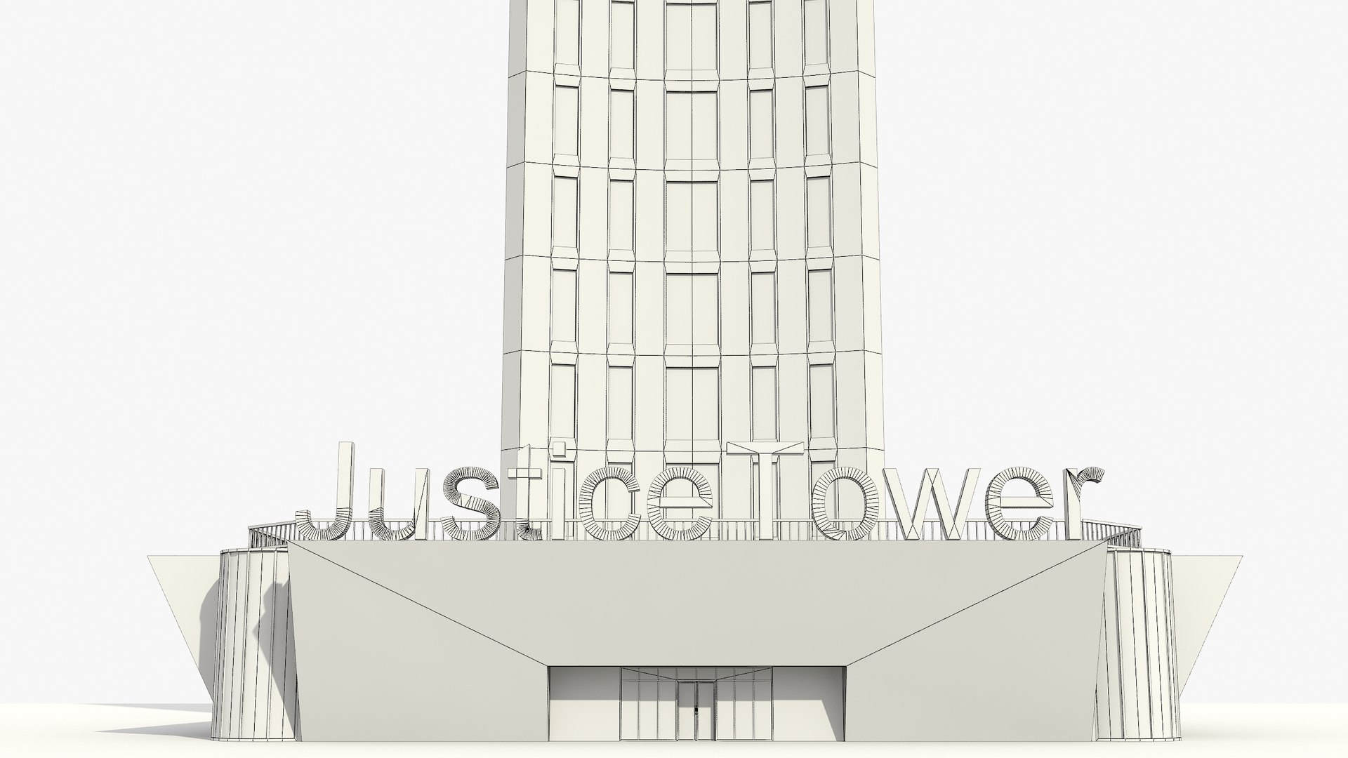 Modern skyscraper 3D model - TurboSquid 1408235