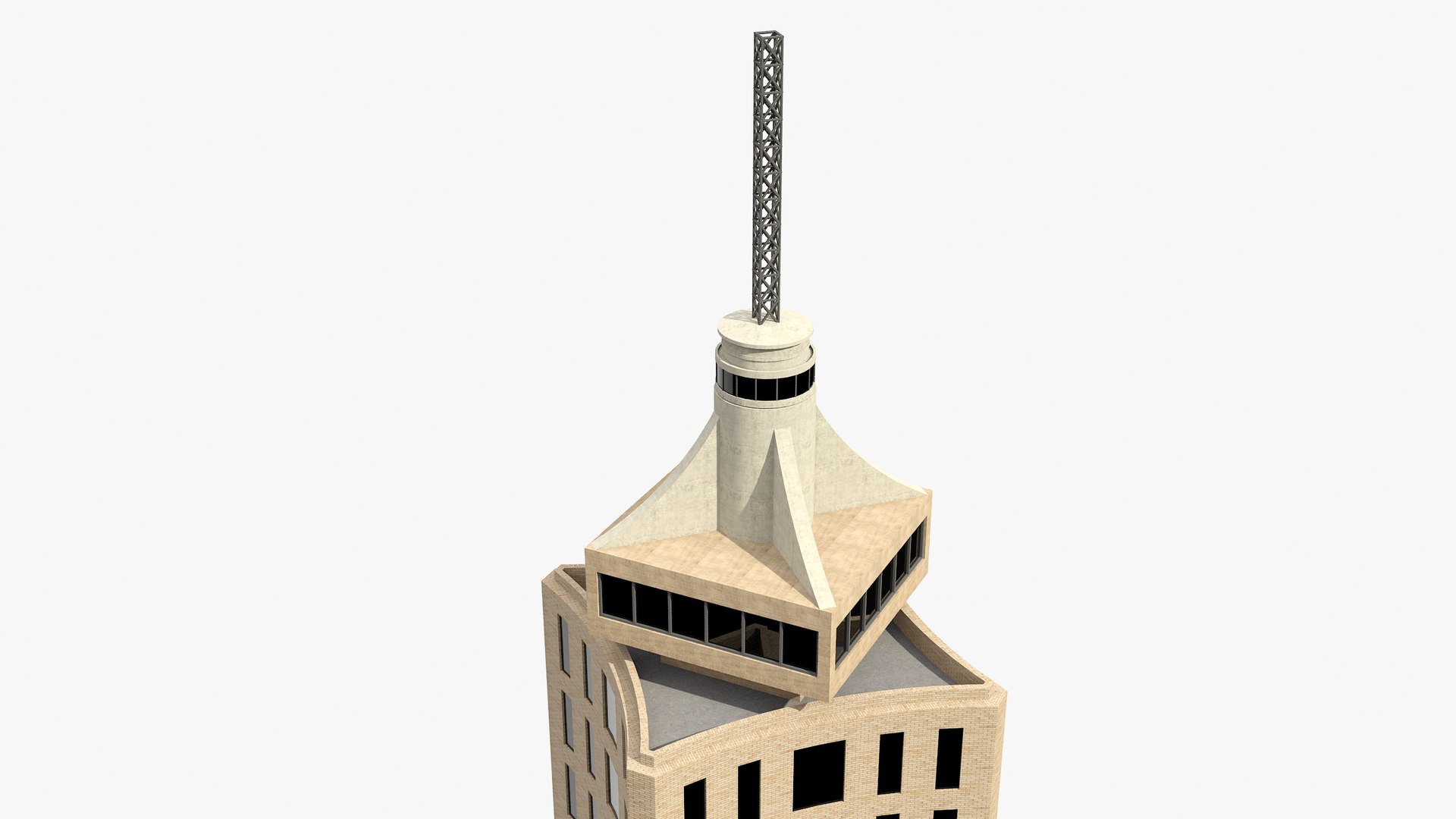 Modern skyscraper 3D model - TurboSquid 1408235
