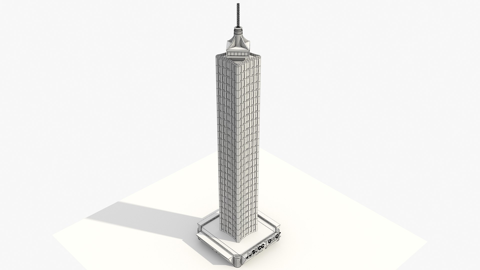 Modern skyscraper 3D model - TurboSquid 1408235