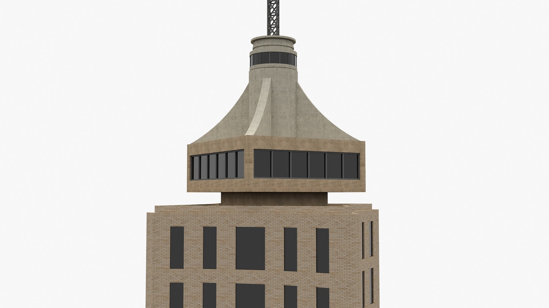 Modern skyscraper 3D model - TurboSquid 1408235