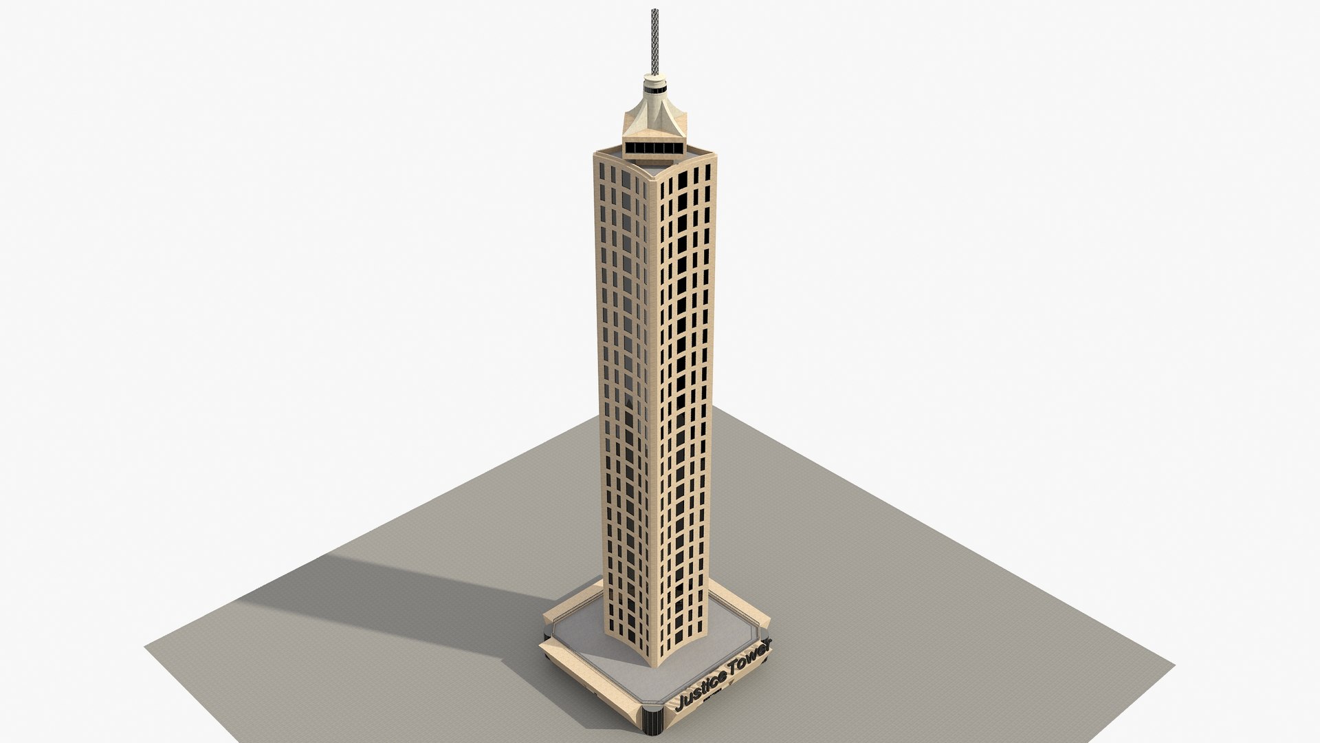 Modern skyscraper 3D model - TurboSquid 1408235