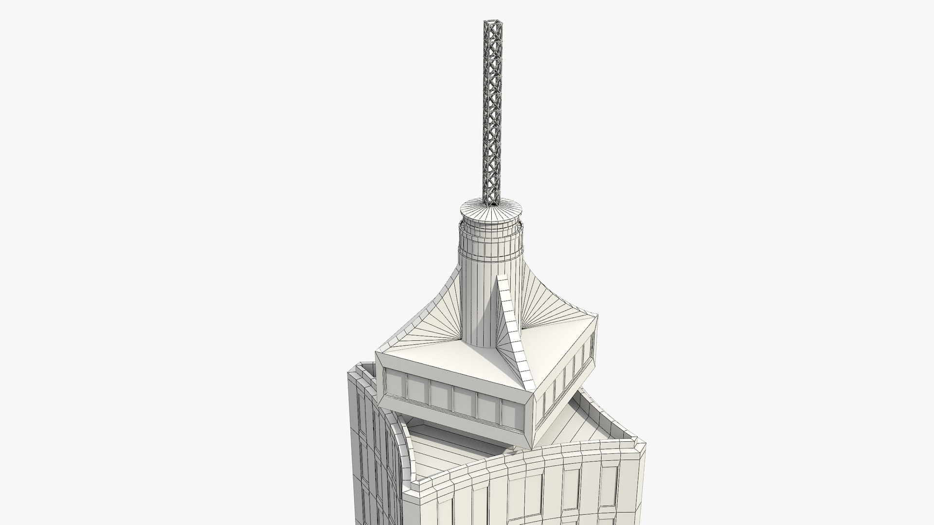 Modern skyscraper 3D model - TurboSquid 1408235