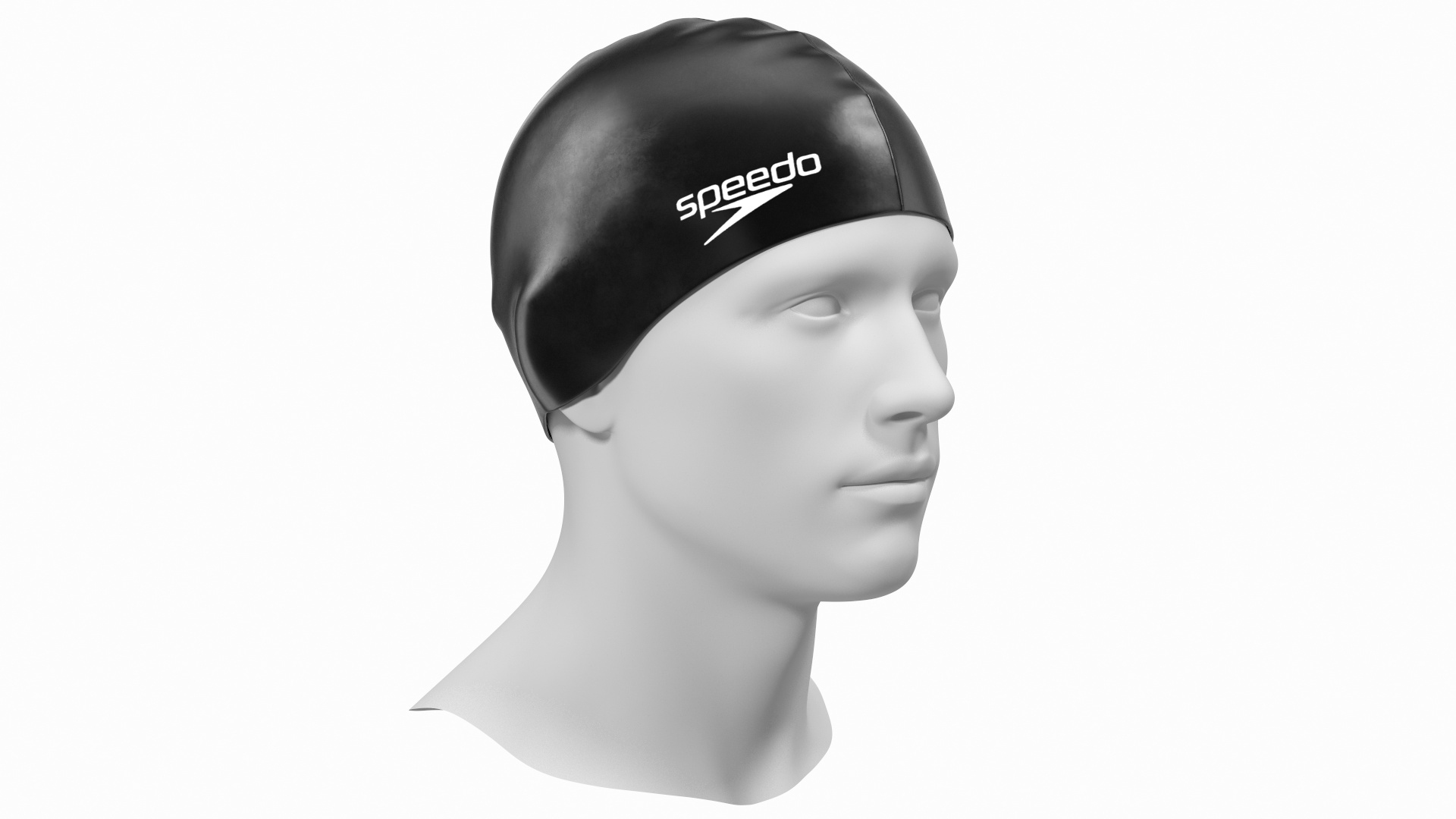 3D Speedo Black Silicone Swimming - TurboSquid 1629208