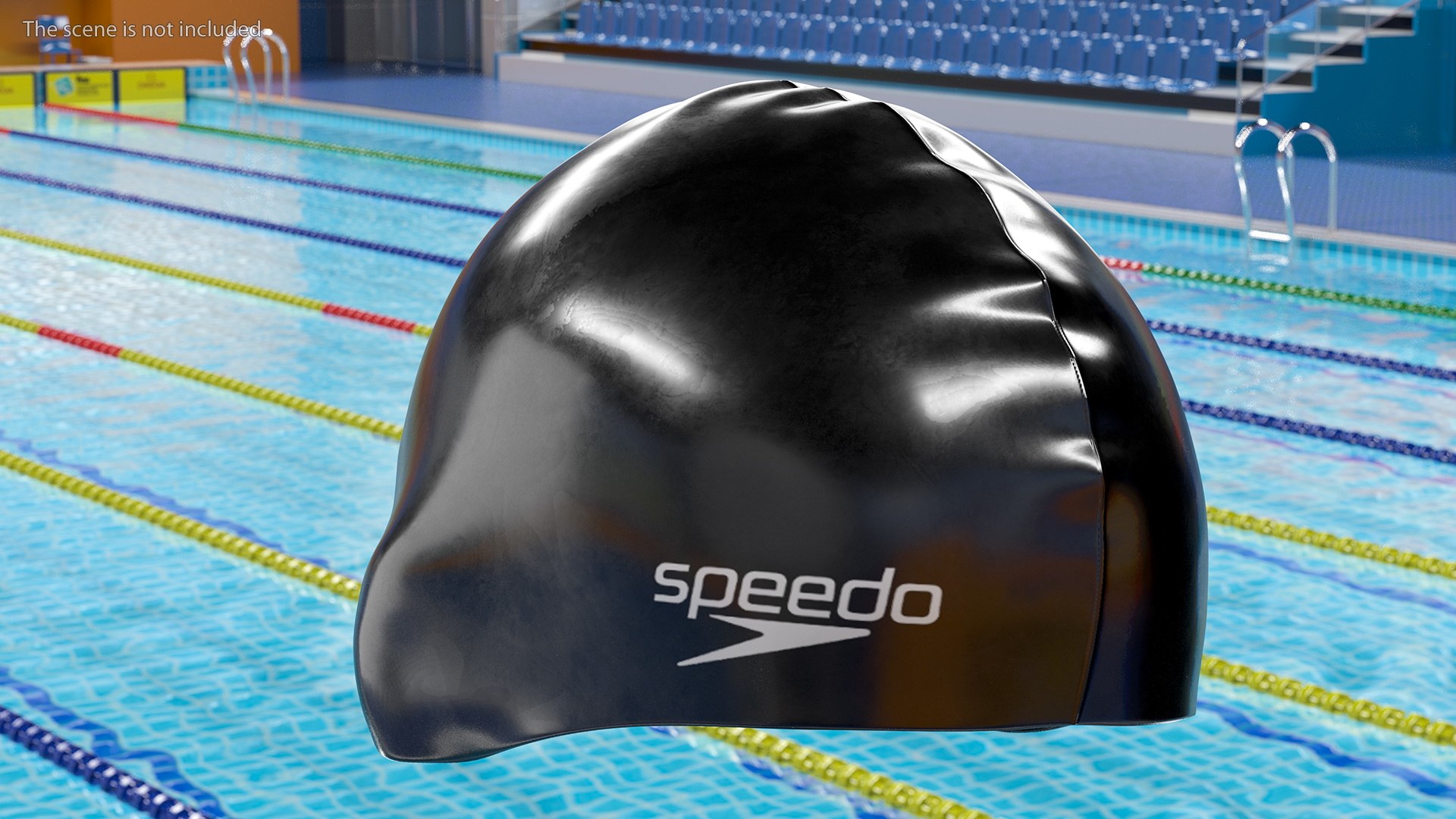 3D Speedo Black Silicone Swimming - TurboSquid 1629208