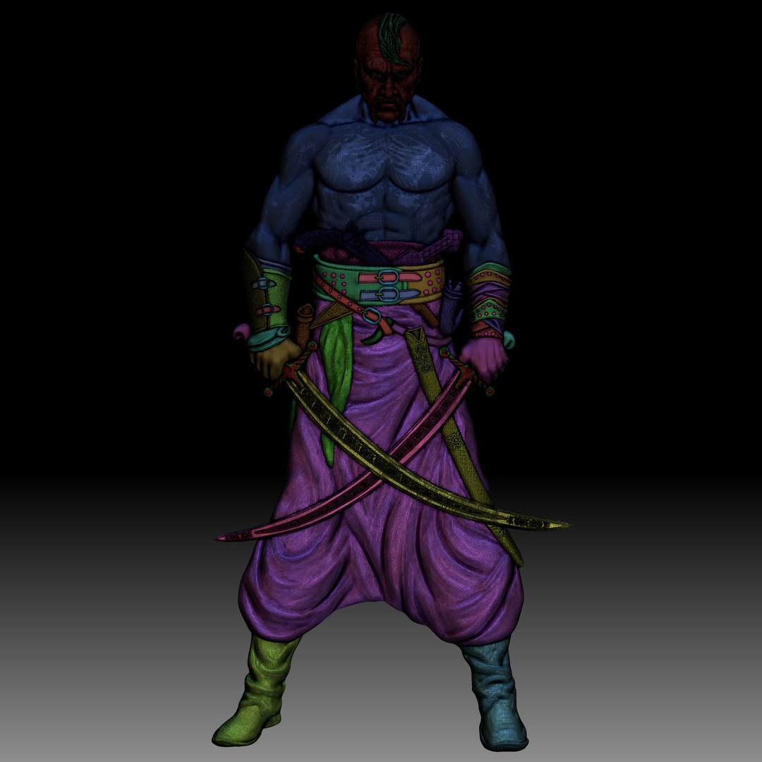 3D Cossack Ukrainian Warrior Bas-relief For CNC Router Or 3D Printer ...