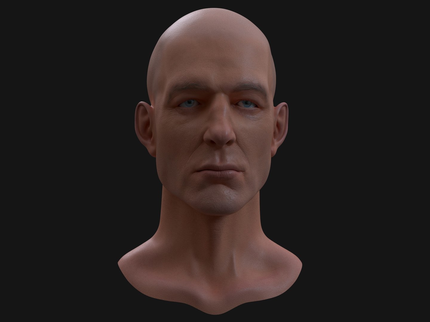 3D Male Character Head Low Poly - TurboSquid 2050779