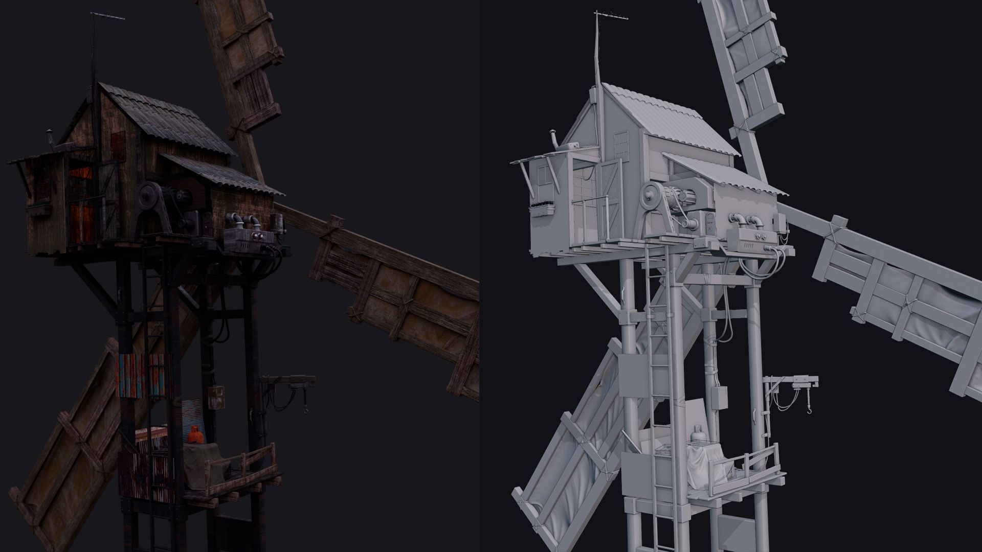 Wind Farm 3D - TurboSquid 1648283