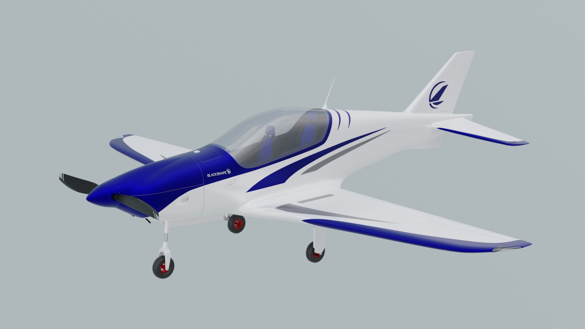 3D Model Airplane Blackshape - TurboSquid 2145339