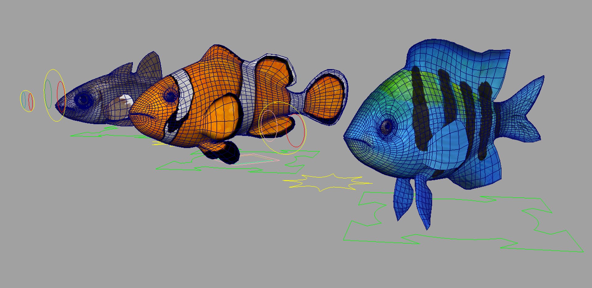 3D Animations Fish Model - TurboSquid 1391667