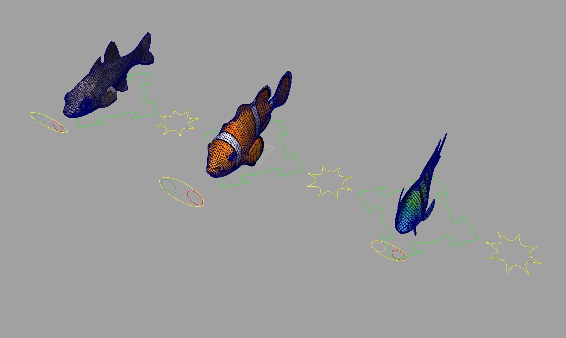 3D Animations Fish Model - TurboSquid 1391667