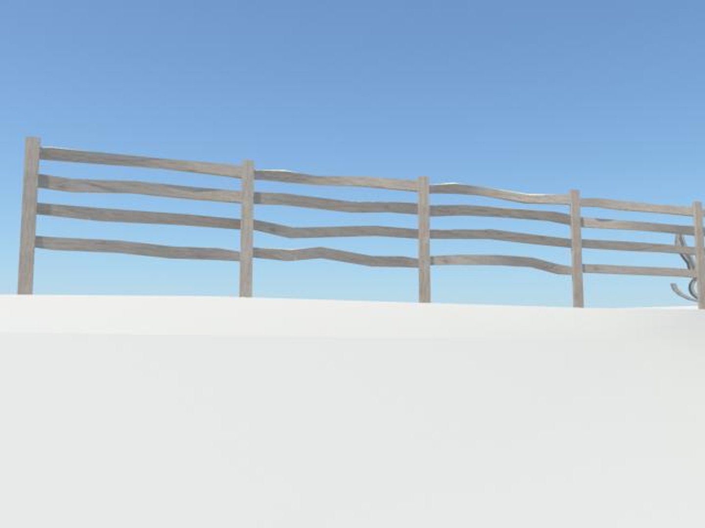 Free Obj Model Railing