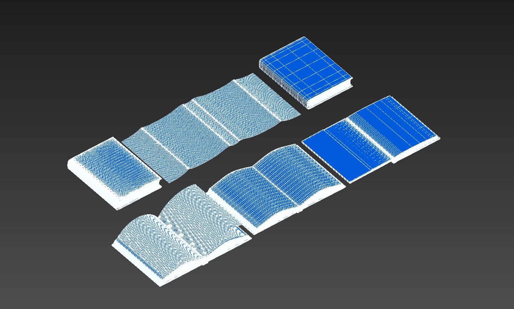 3D Book Set Model - TurboSquid 1789426