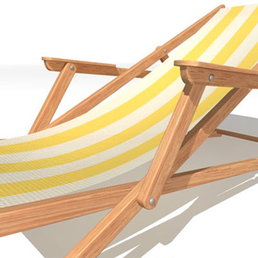 Beach chair 3D model - TurboSquid 279644