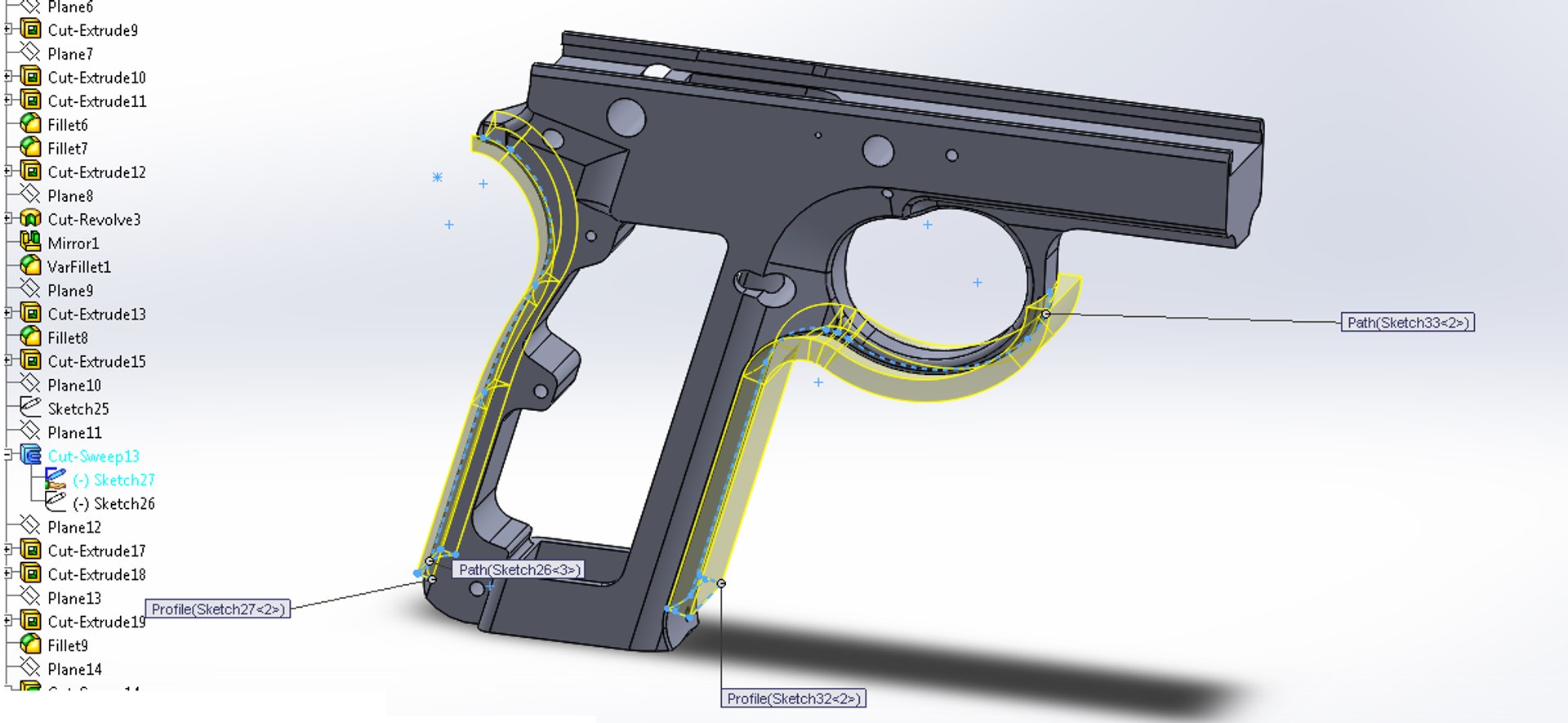3D Model Cz-75 Parts - TurboSquid 1334233