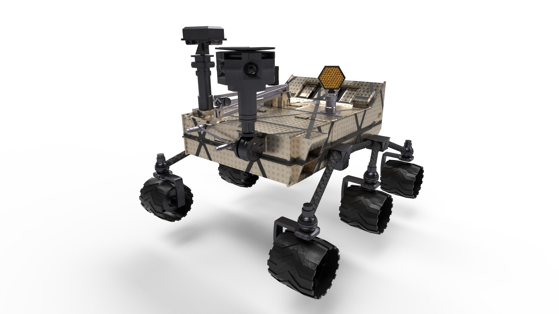 Planet rover model - TurboSquid 1409763