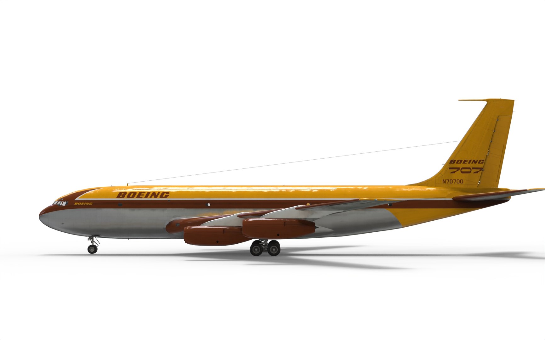 3D Boeing 367 Model - TurboSquid 2183933