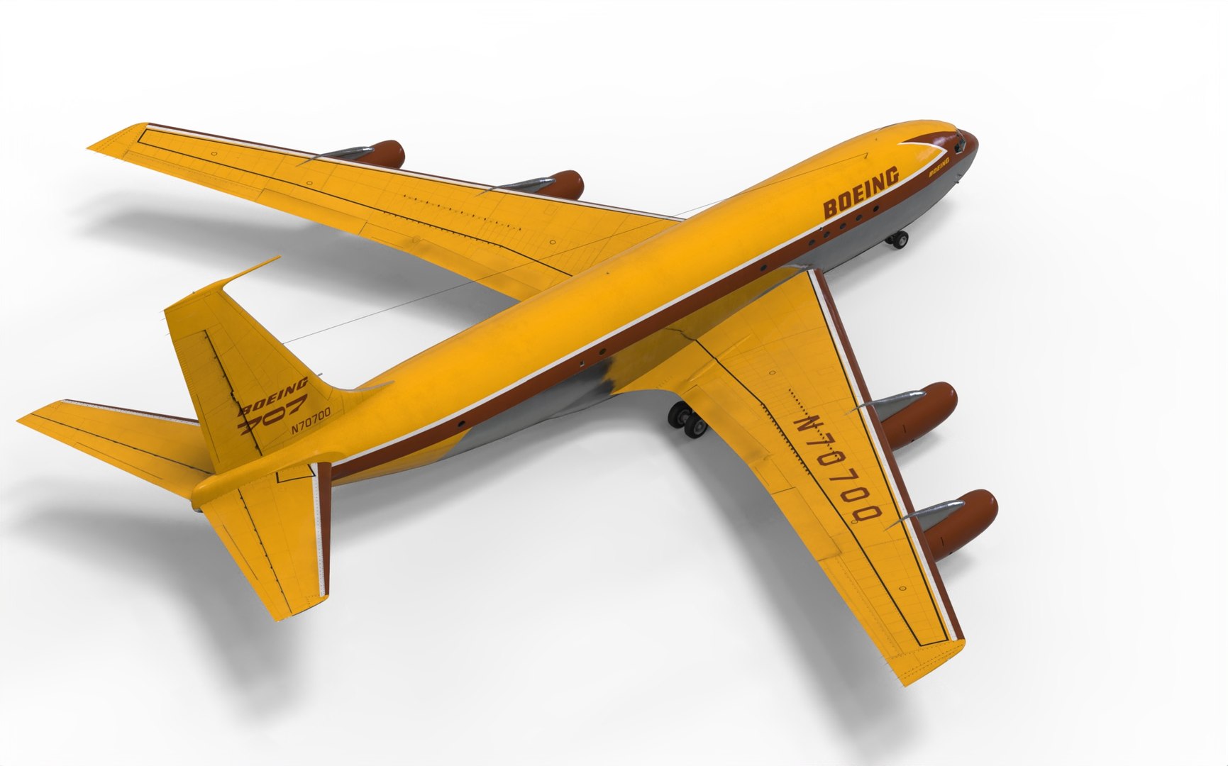 3D Boeing 367 Model - TurboSquid 2183933