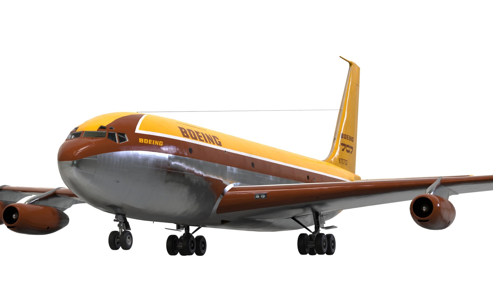 3D Boeing 367 Model - TurboSquid 2183933