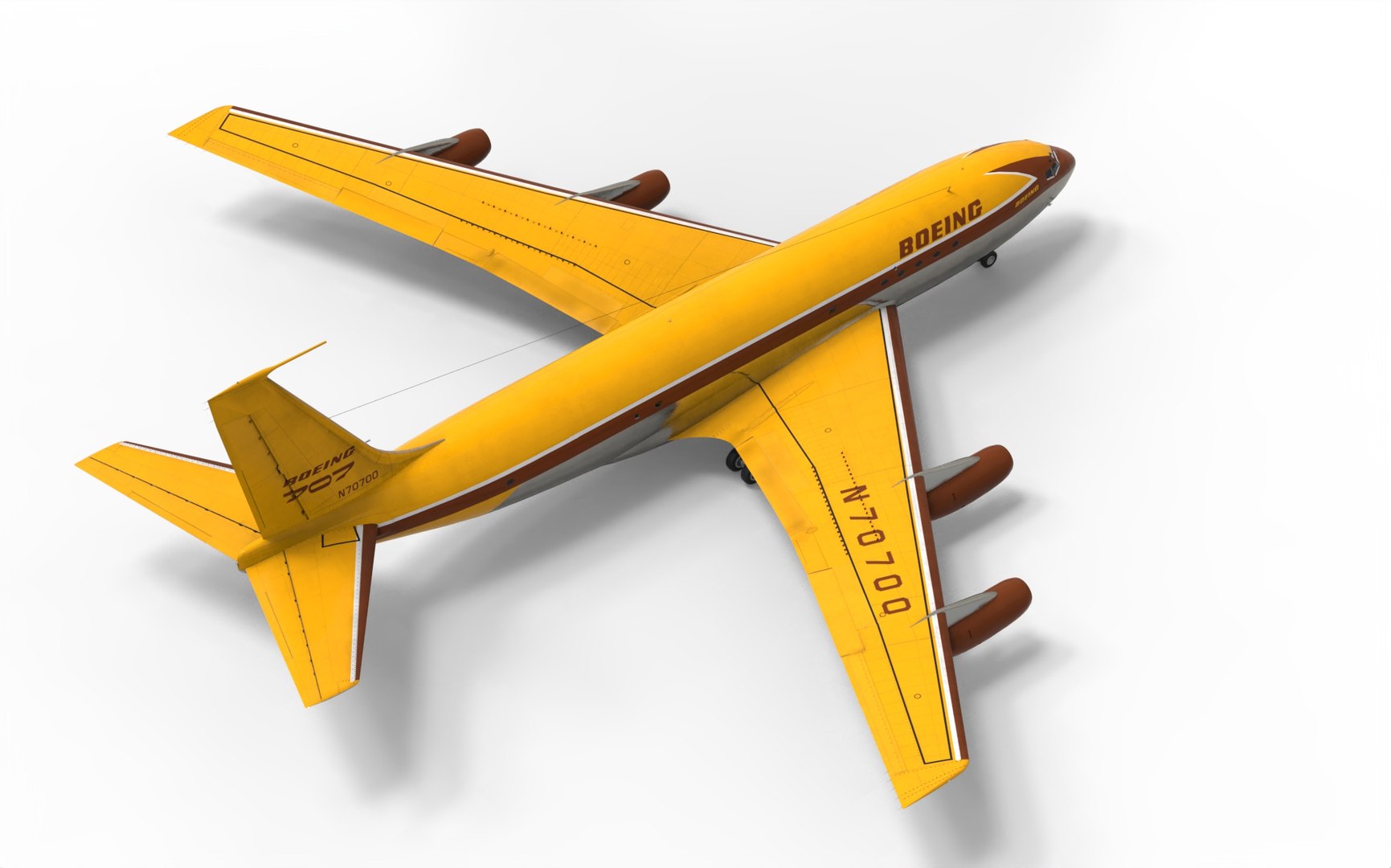 3D Boeing 367 Model - TurboSquid 2183933