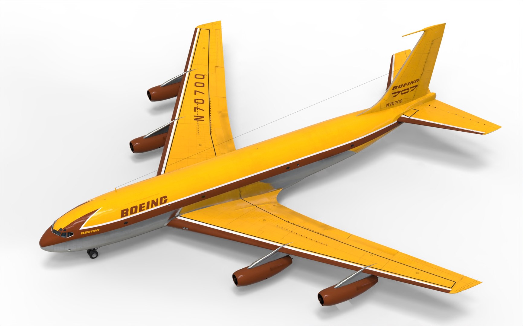 3D Boeing 367 Model - TurboSquid 2183933