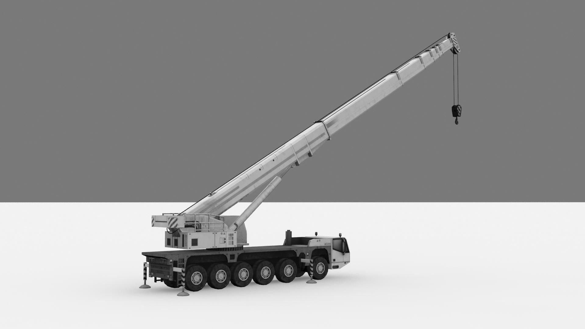 Demag Telescopic Crane 3d Max