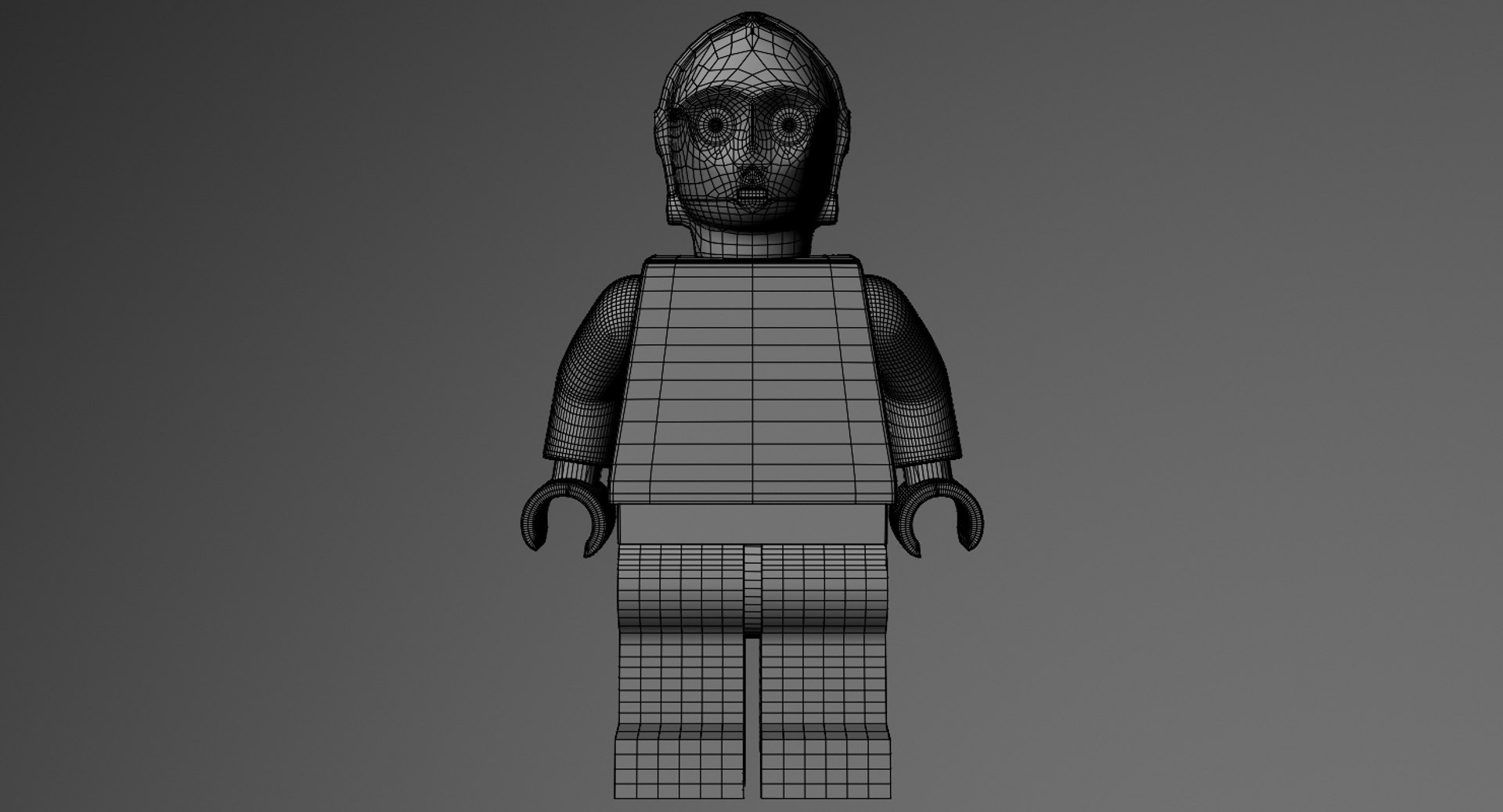 Lego C-3po Obj