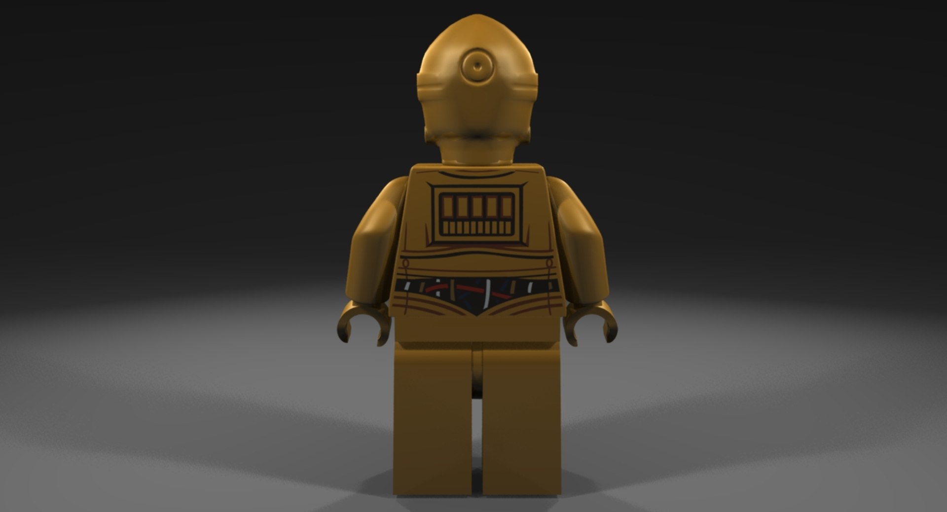 Lego C-3po Obj
