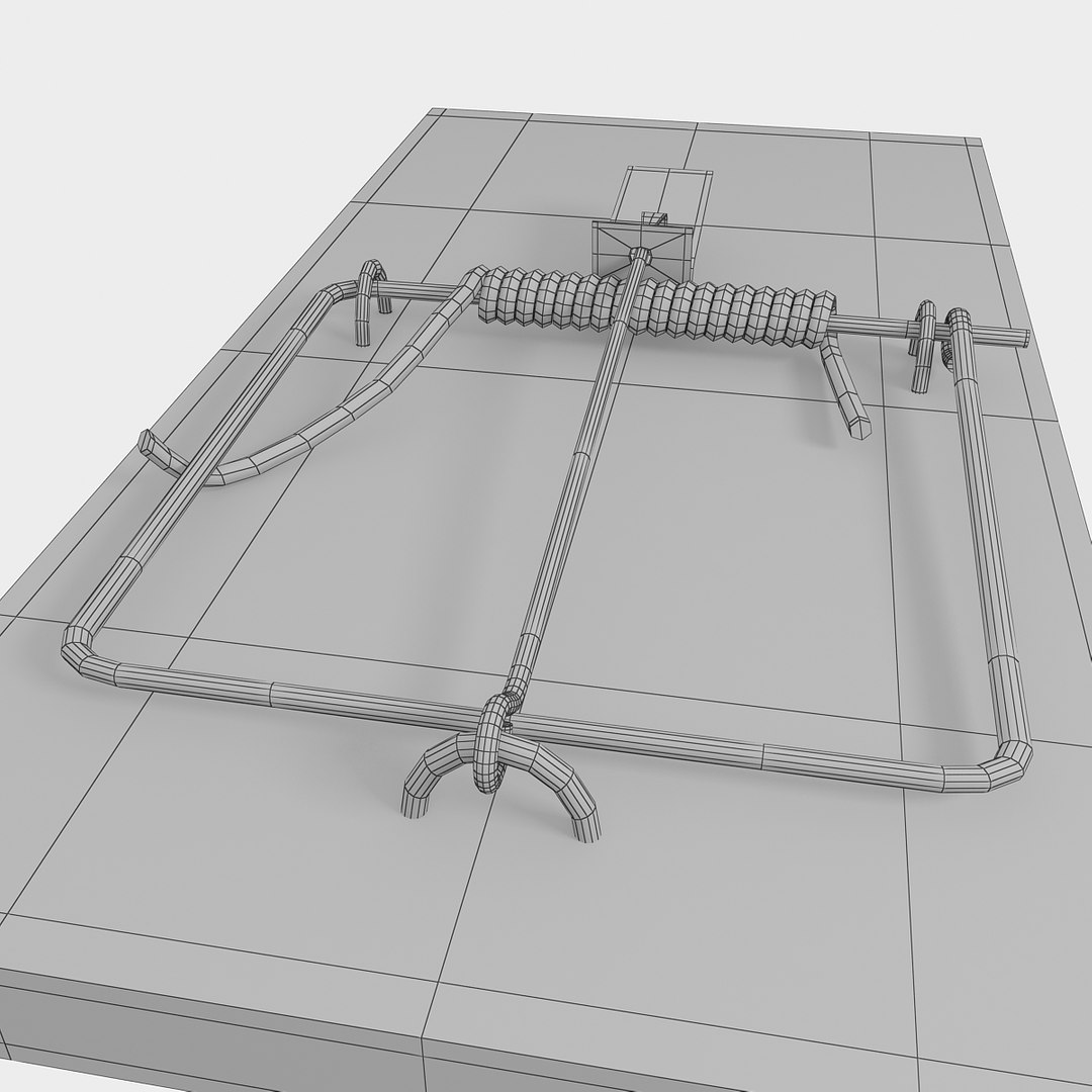 Mousetrap Trap Mouse 3d Max