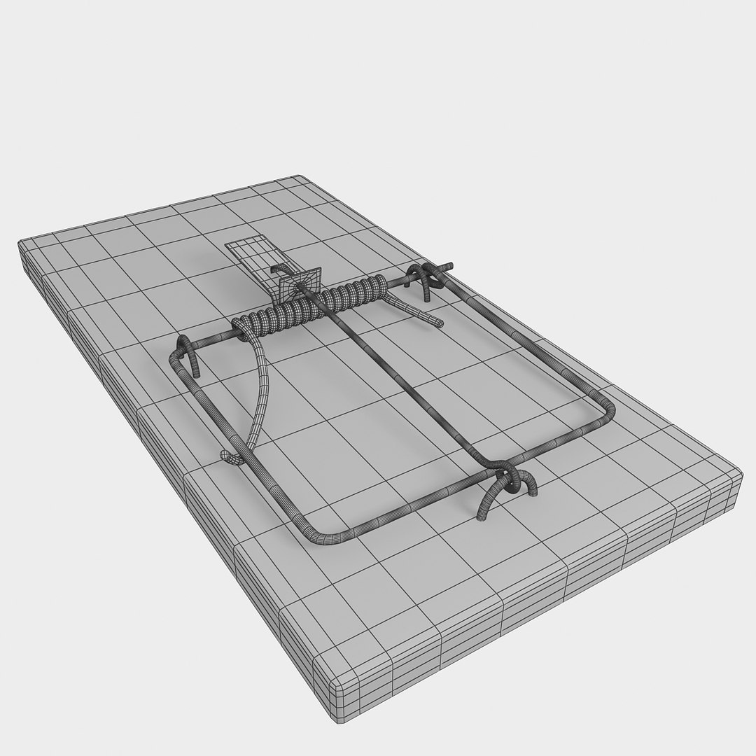 Mousetrap Trap Mouse 3d Max