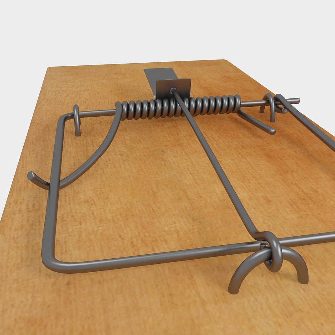 Mousetrap Trap Mouse 3d Max