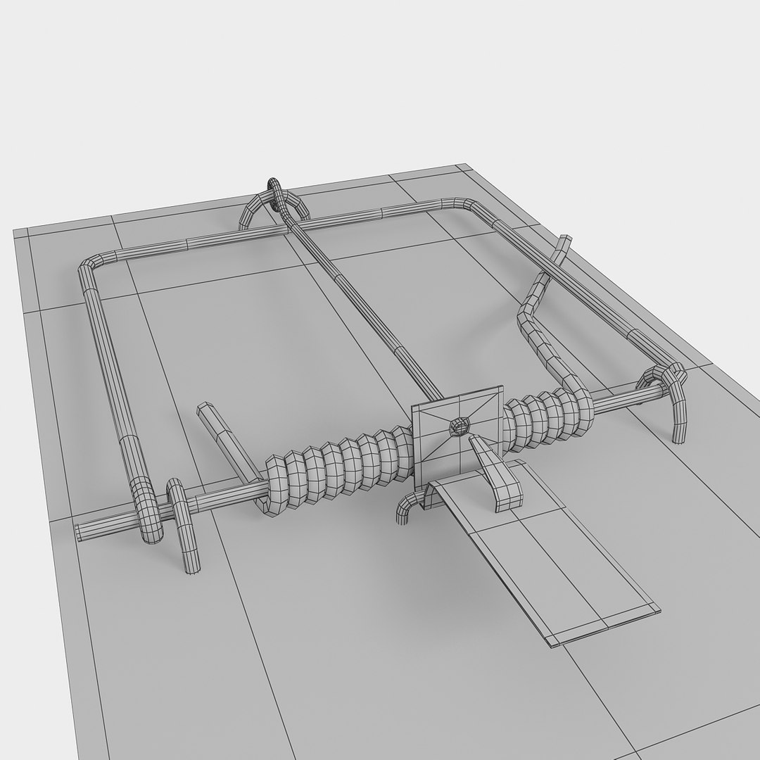 Mousetrap Trap Mouse 3d Max