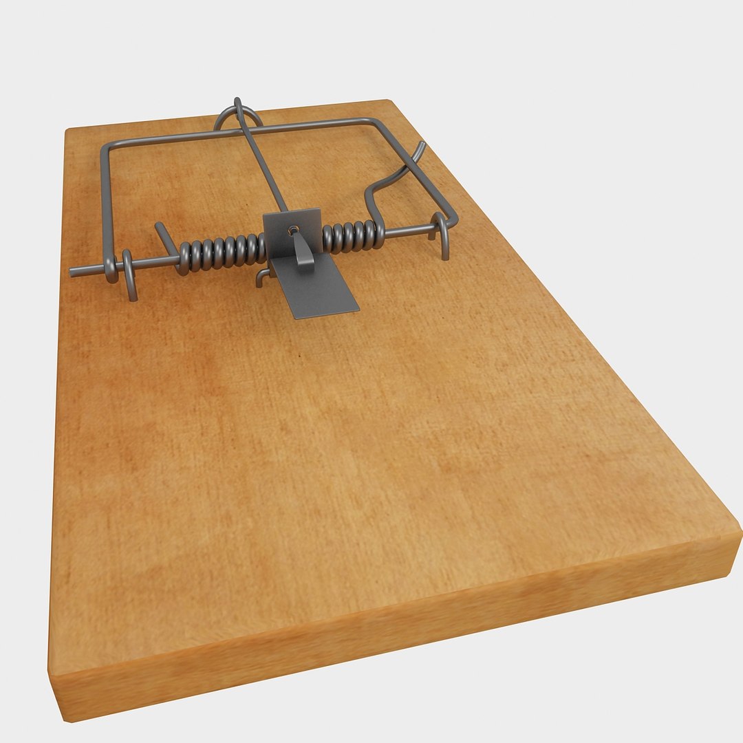 Mousetrap Trap Mouse 3d Max